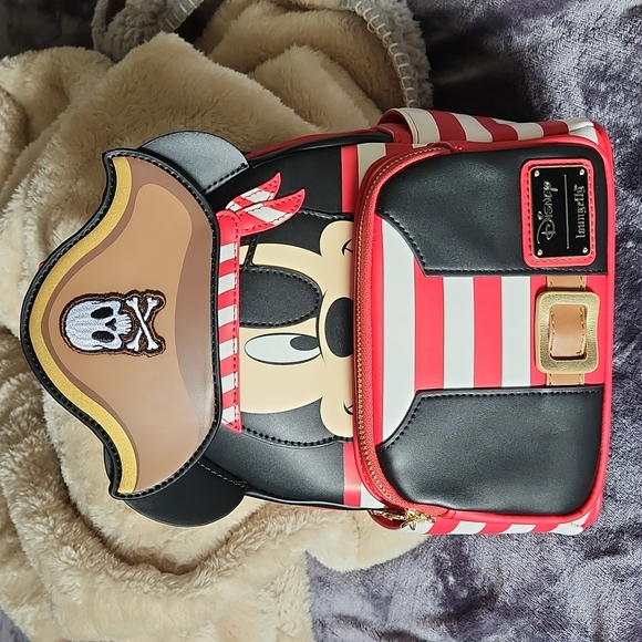Loungefly | Bags | Disney Exclusive Pirate Mickey Loungefly Backpack ...